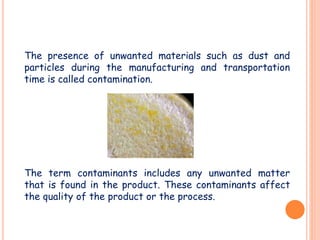 Contamination & Personal Hygiene | PPTX