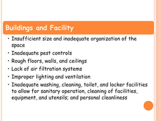 Contamination & Personal Hygiene | PPTX