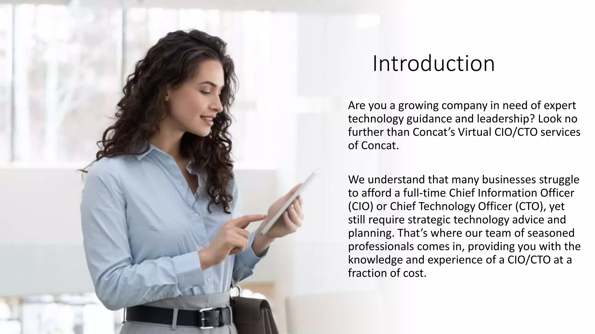 Virtual CTO, CIO Services - Concators | PPT