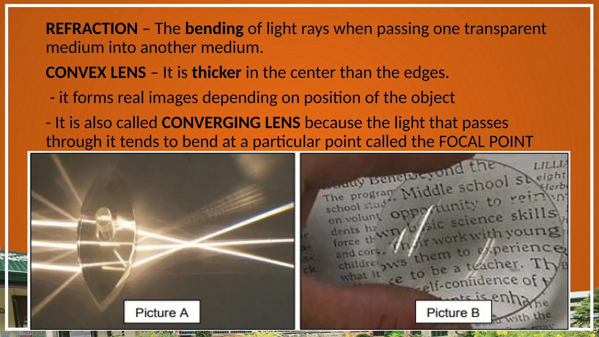 CONCAVE AND CONVEX LENS Applications of lenses.pptx
