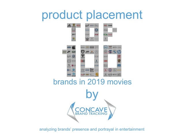 product placement in movies - 2019 annual review - by Concave Brand ...