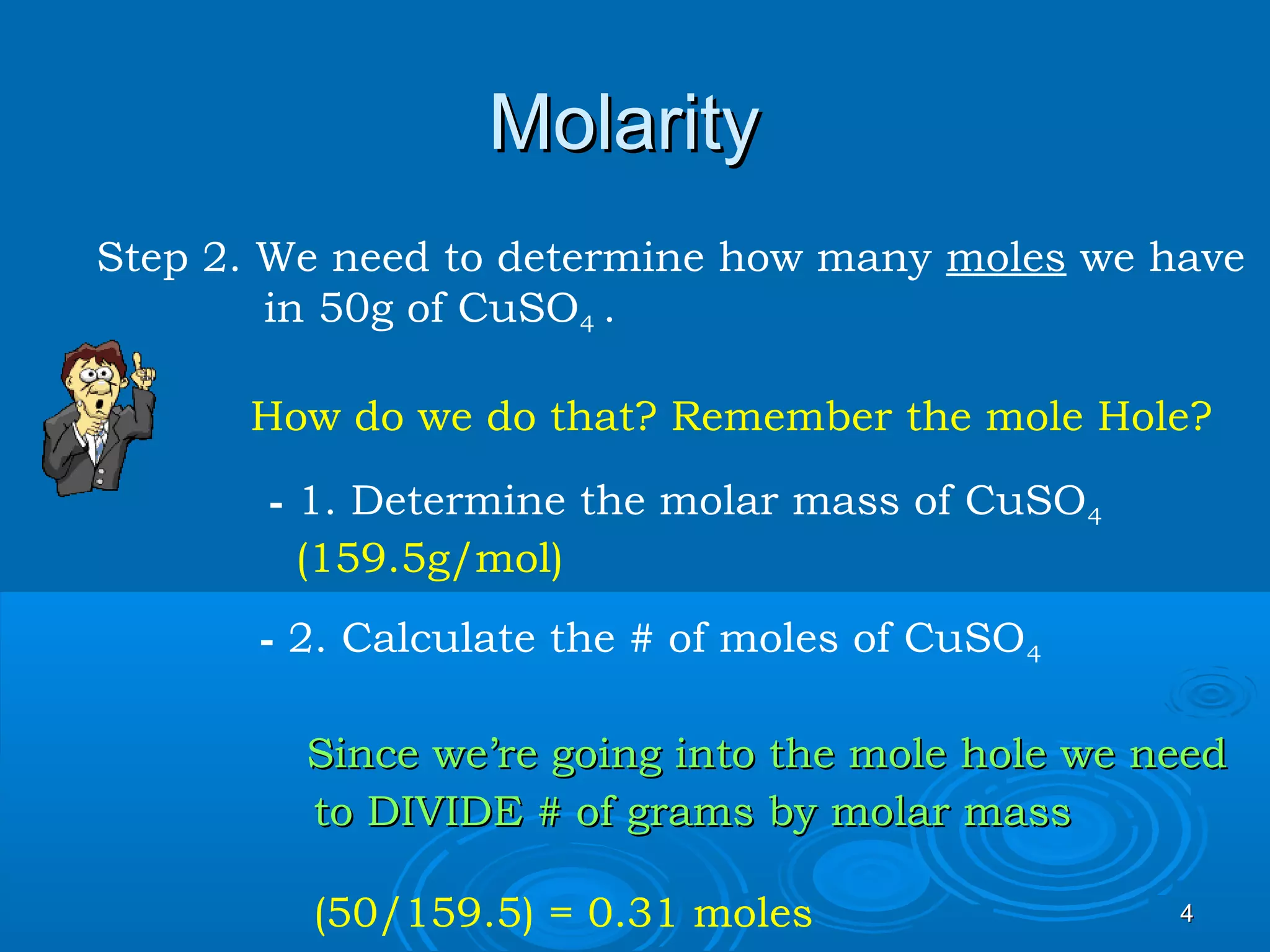 Conc by molarity measurment hindi | PPT