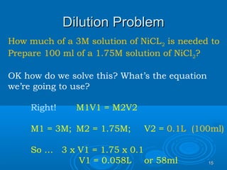 Conc by molarity measurment hindi | PPT