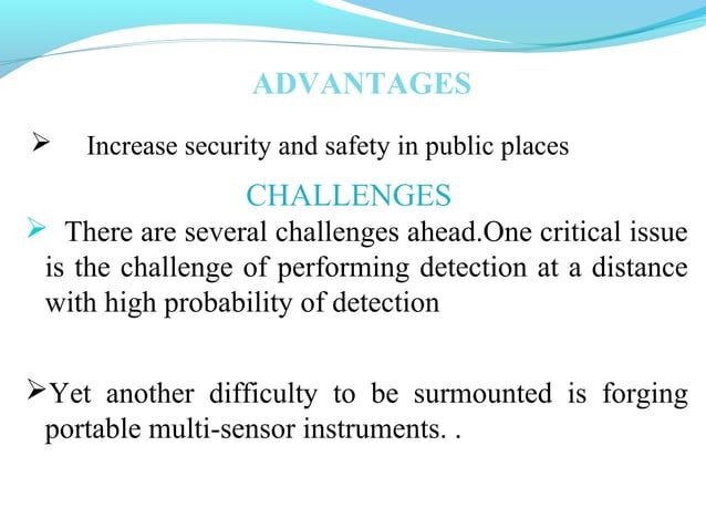 Concealed weapon detection using image processing | PPT