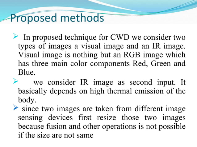 Concealed weapon detection using image processing | PPT