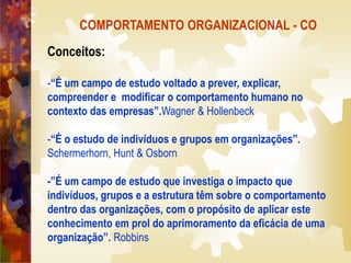 Conceito de Comportamento Organizacional (1).ppt
