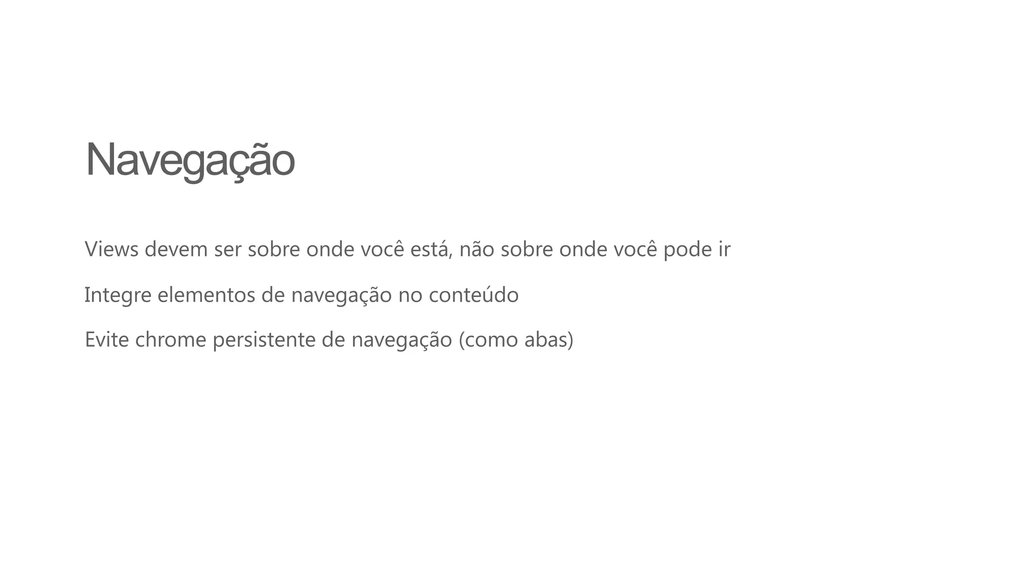 Conceitos interfaces modernas TDC2013 | PPT