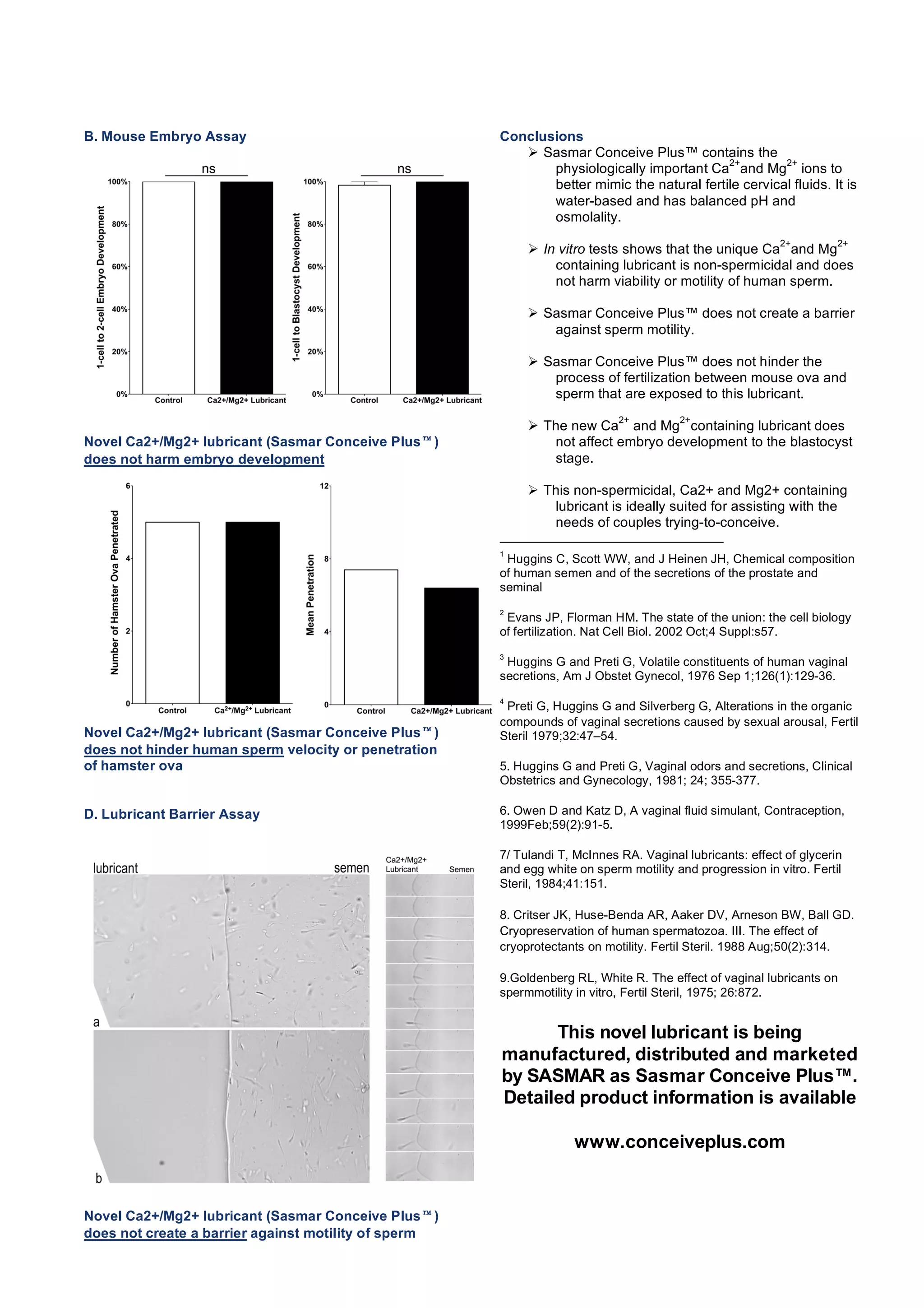 Conceive plus fertility lubricant Clinical study | PDF | Infertility ...