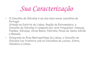 Concelho de odivelas | PPTX