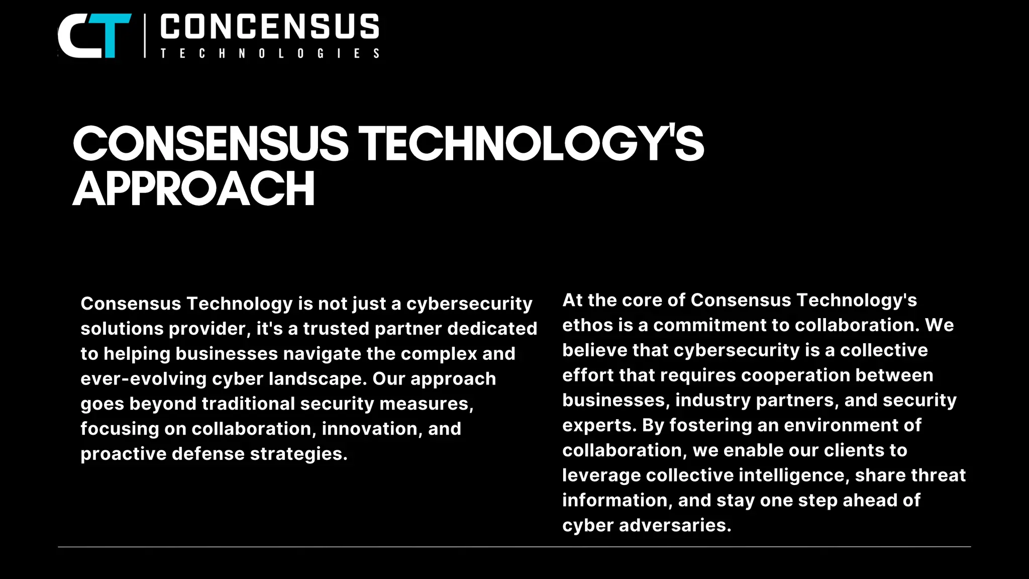 concensus technology | Security solutions! | PPT