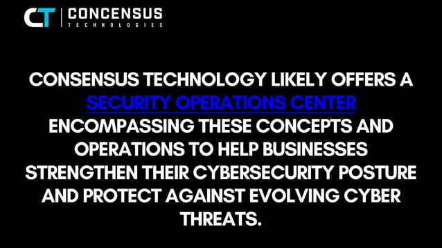 concensus technology | Security solutions! | PPT