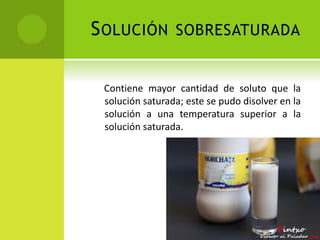 Concentración de una solución | PPTX