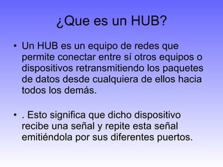Concentrador (hub) | PPT