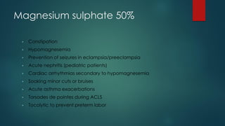 Concentrated electrolytes ; policy and Indications | PDF