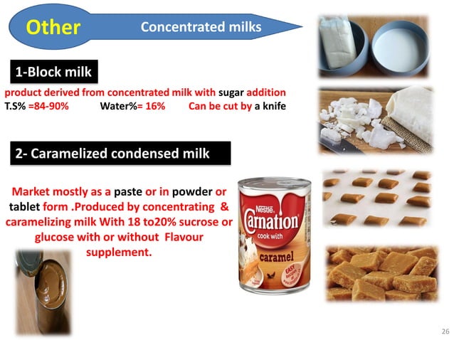 Concentrated milks technology and faults | PPT