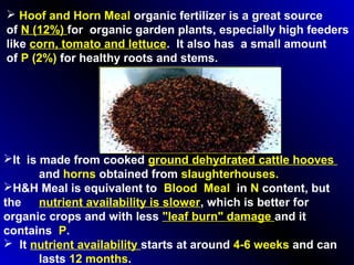 Concentrated organic manure , sludge, pk mani | PPT