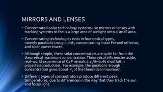 Concentrated solar power | PDF