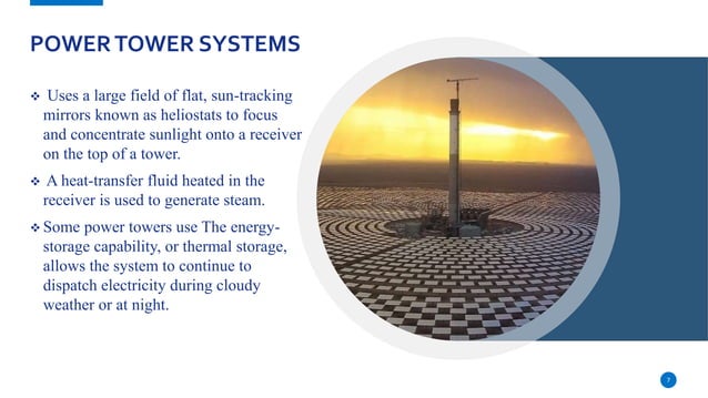 Concentrated Solar Power | PPTX