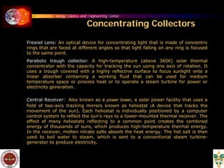 Concentrating Collector working principle | PDF