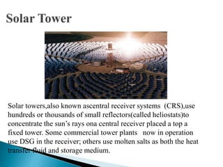 Concentrating solar power | PPTX
