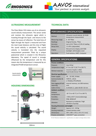 Real-time Wort Plato and yeast Monitoring Systems for Beer breweries | PDF