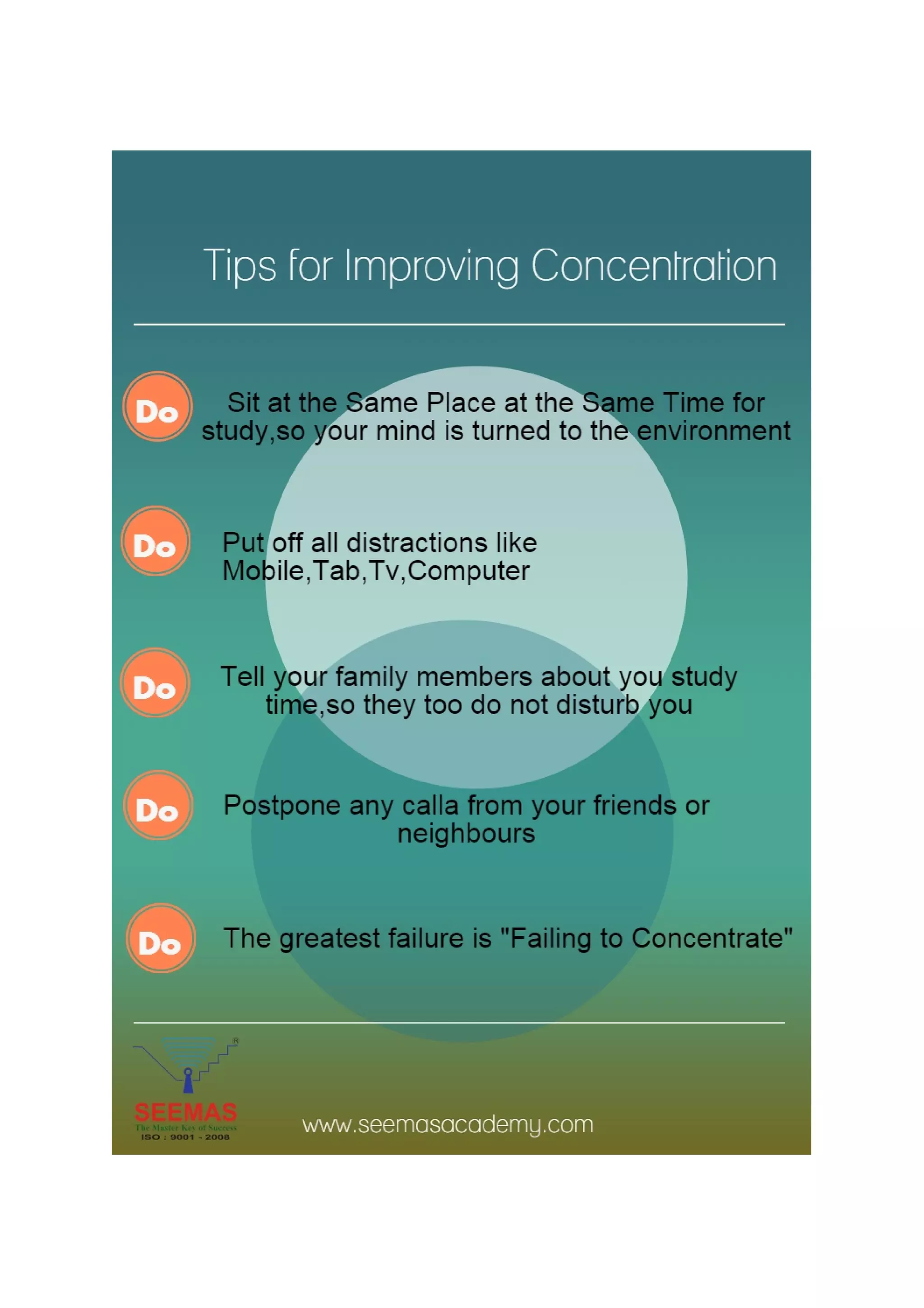 Tips for Improve Concentration Power | PDF