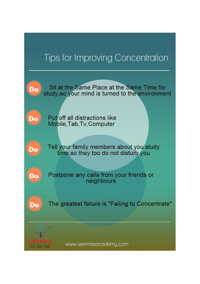 Tips for Improve Concentration Power | PDF