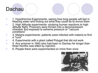 Concentration Camp Experiments | PPT