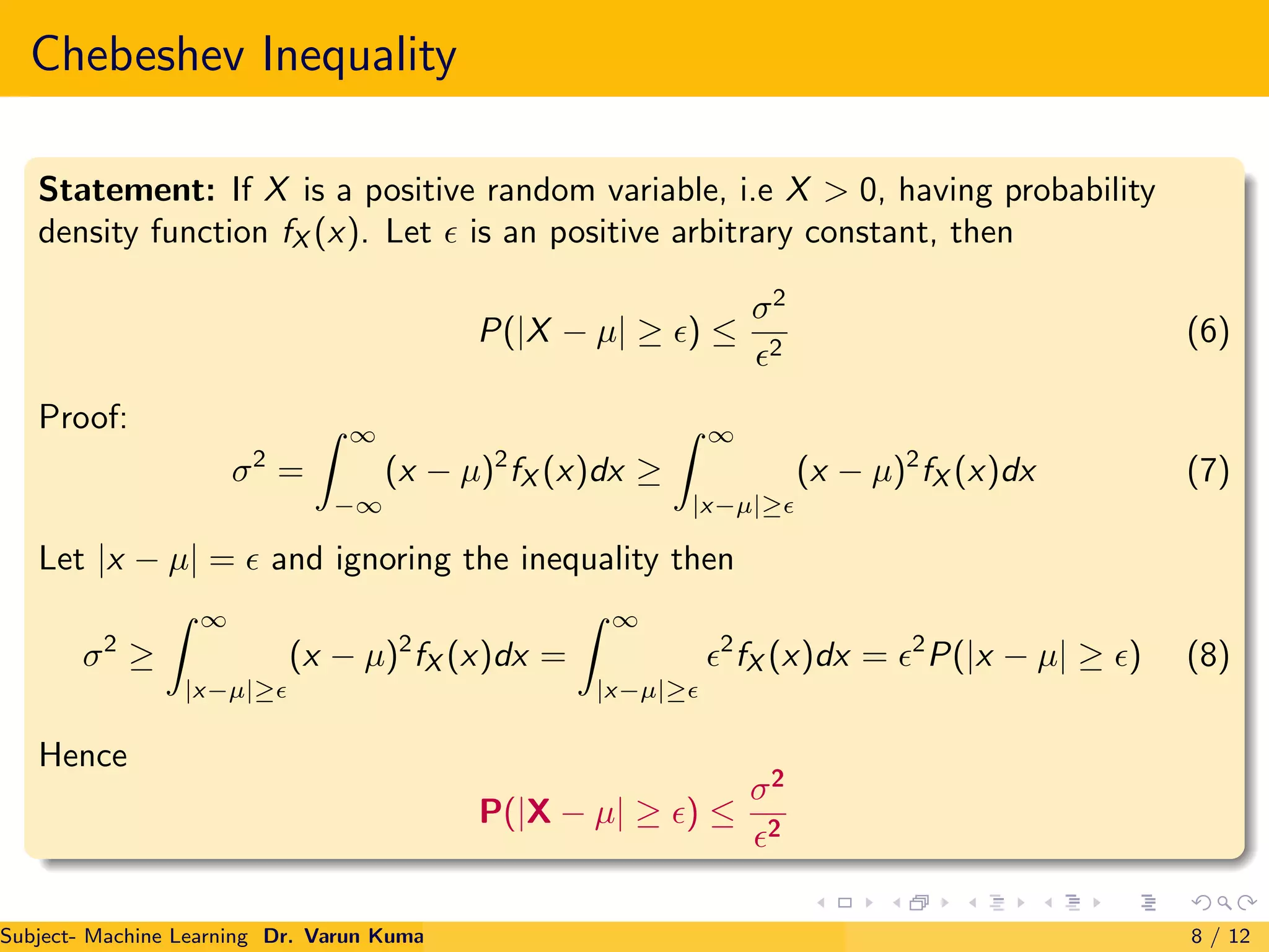 Concentration inequality in Machine Learning | PPT
