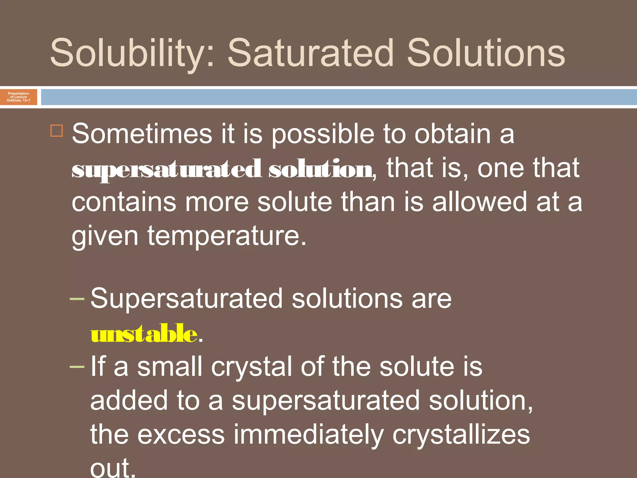 concentration of solution | PPT