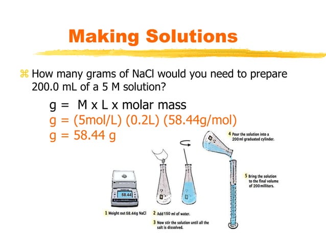 Concentration of Solutions.ppt | Chemistry | Science