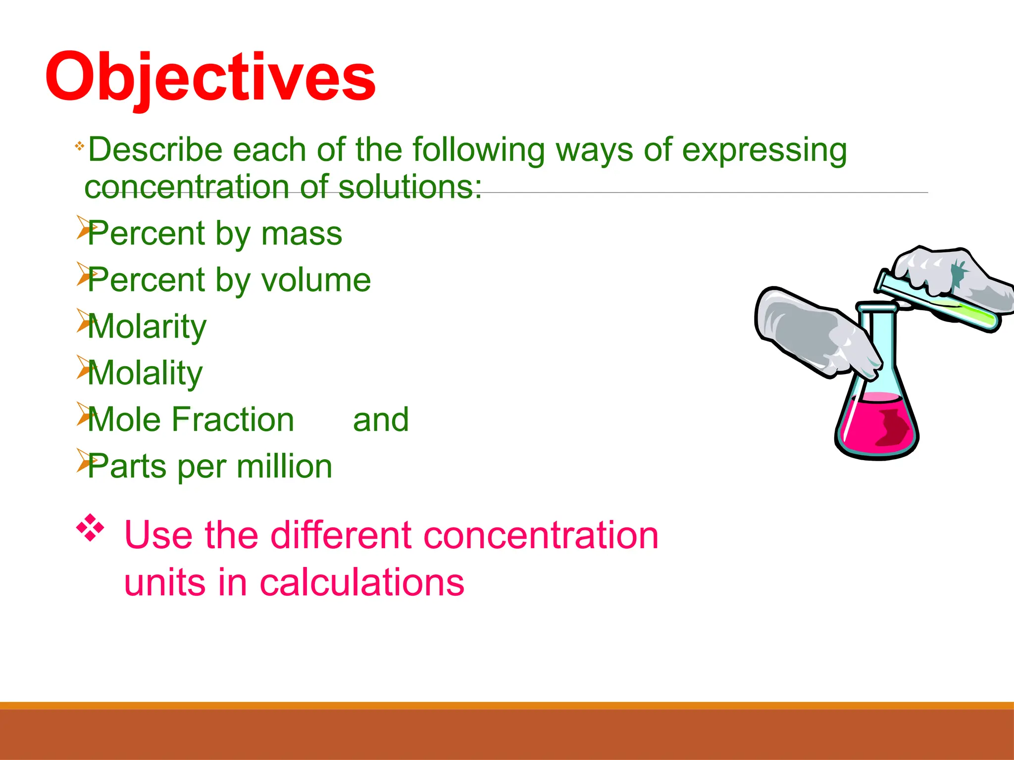 Concentration of Solutions presentation a | PPTX