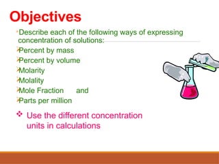 Concentration of Solutions presentation a | PPTX