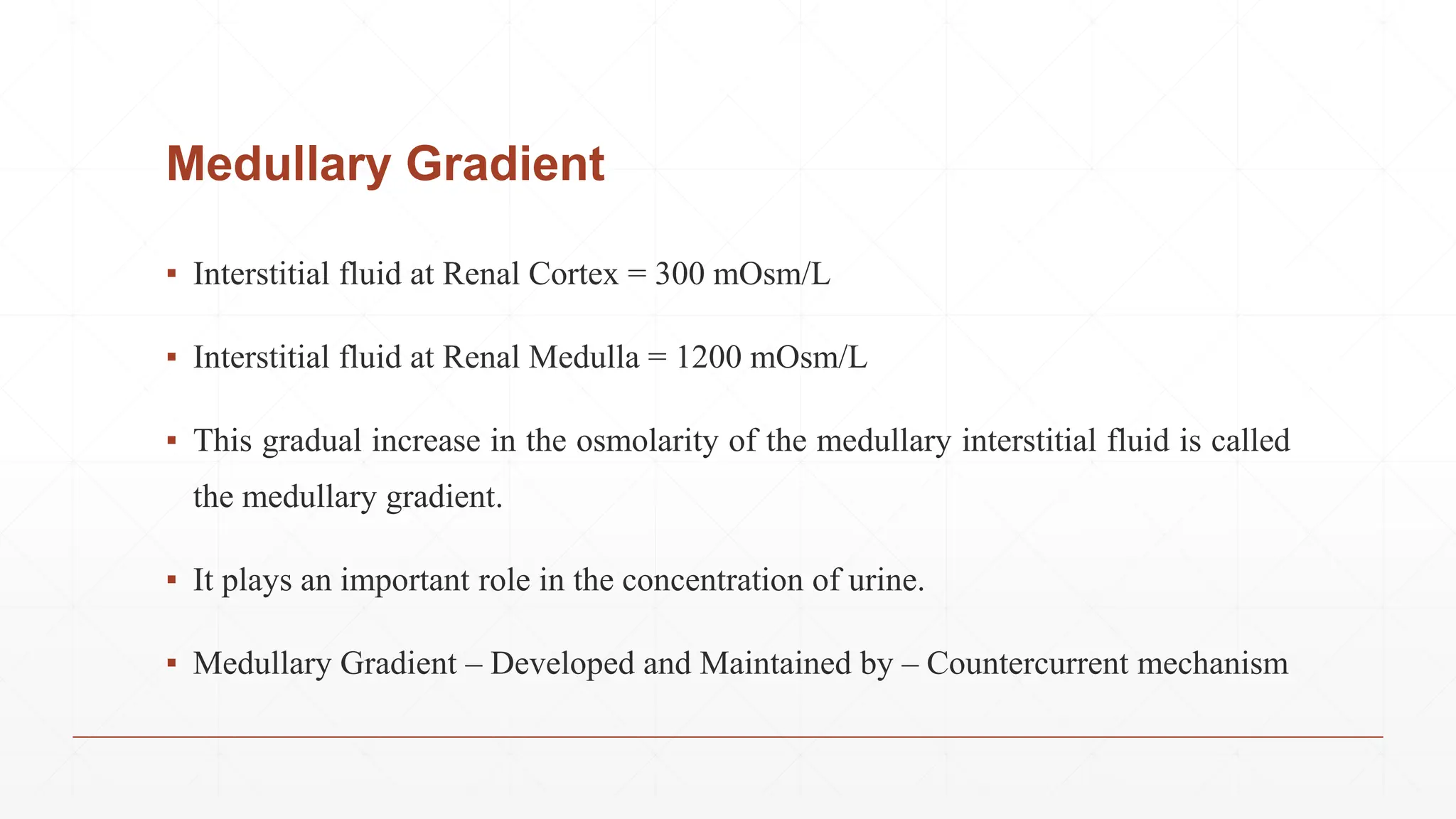 PHYSIOLOGY OF CONCENTRATION OF URINE.pptx