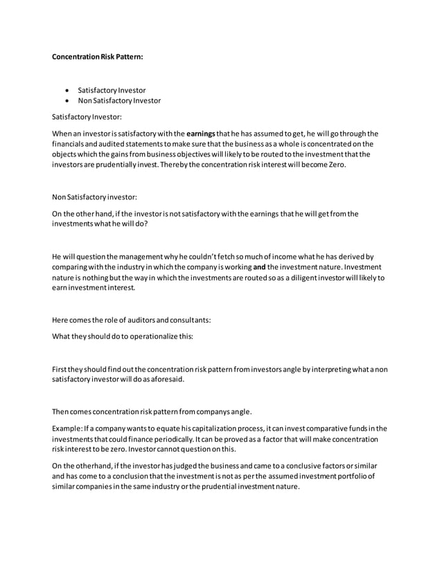 Concentration risk pattern | DOCX