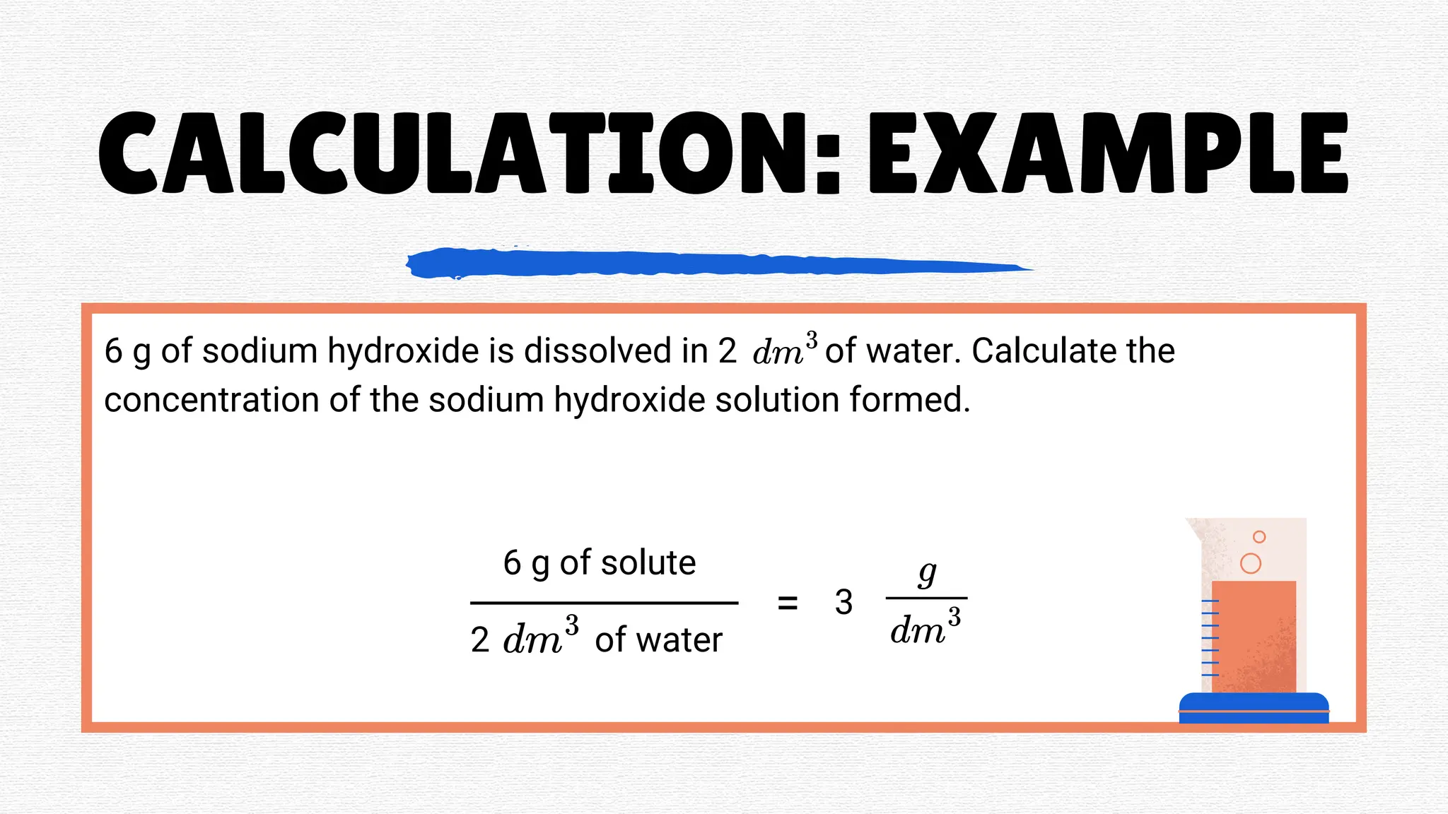 Concentrations of Solutions Chemistry Presentation in a Bold Style ...