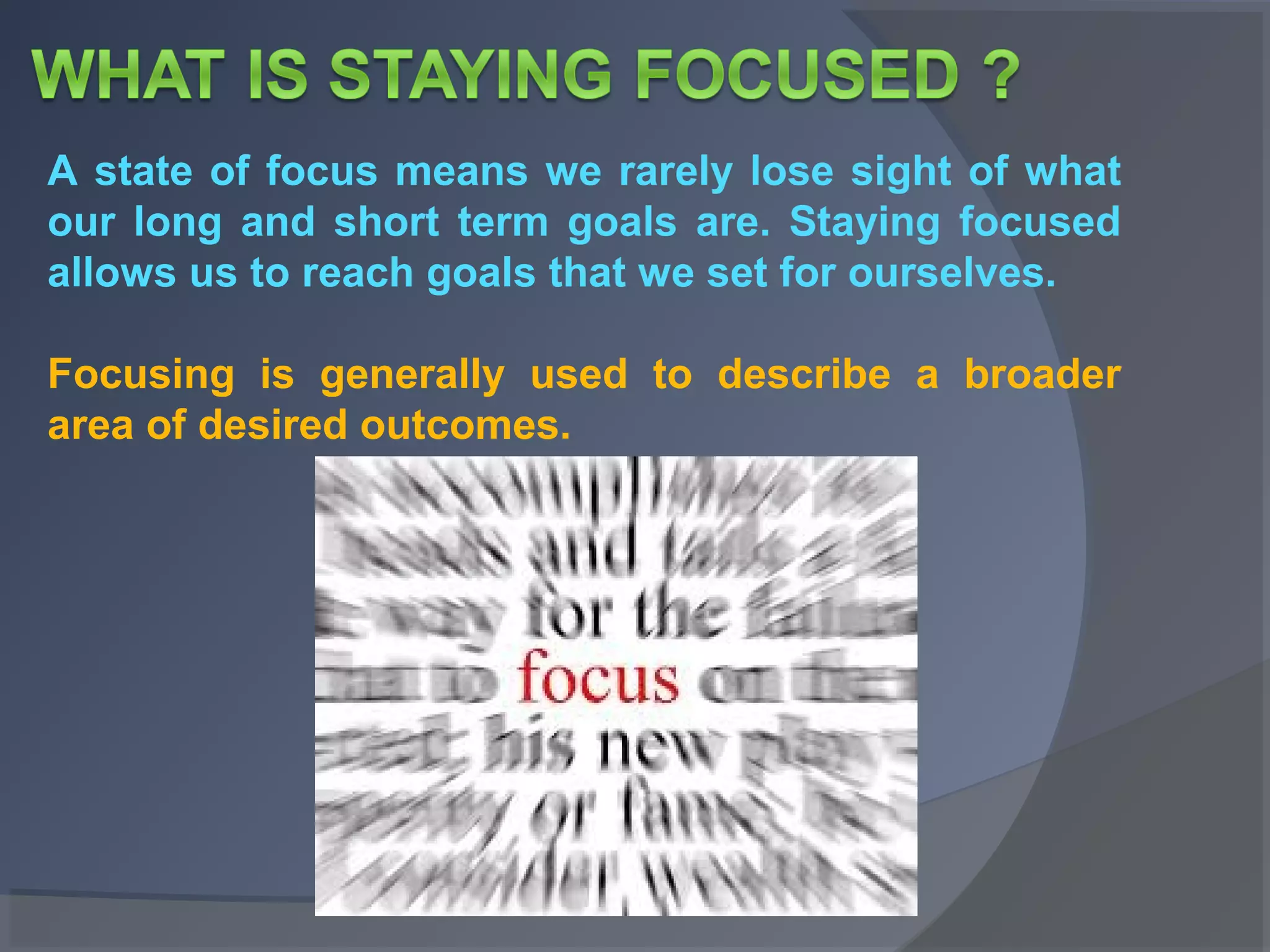 Concentration & Focus | PPT
