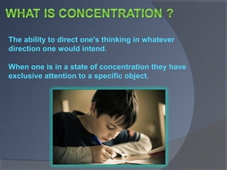 Concentration & Focus | PPT