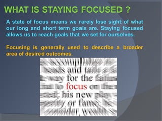 Concentration & Focus | PPT