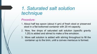 CONCENTRATIONS TECHNIQUES IN PARASITOLOGY PRESENTATION.pptx