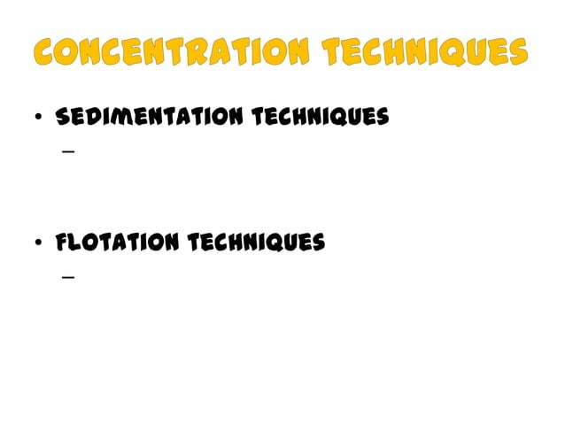 Concentration techniques for feacal examination | PPTX