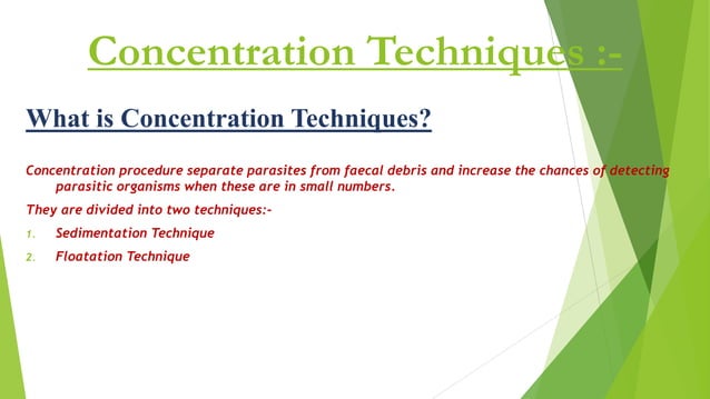 Concentration Techniques for stool examination .pptx | Digestive ...