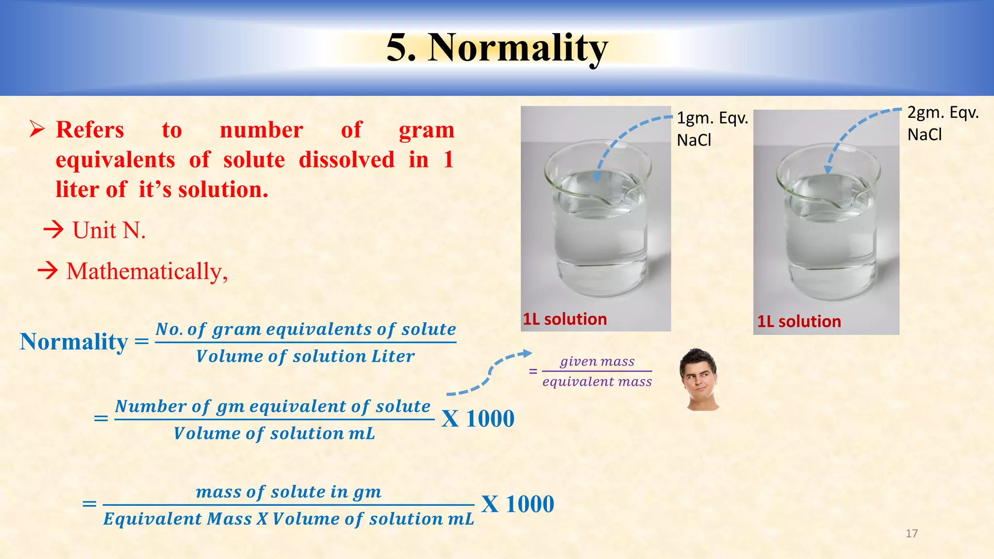 Concentration terms chemistry class 12 note | PDF