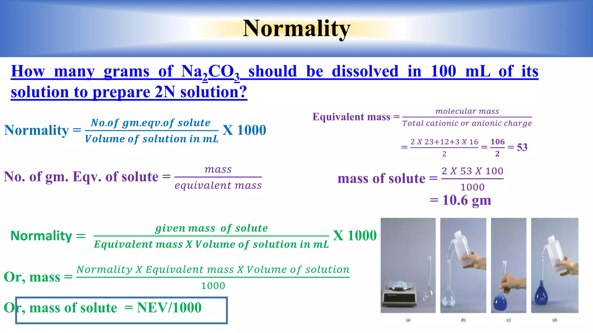 Concentration terms chemistry class 12 note | PDF