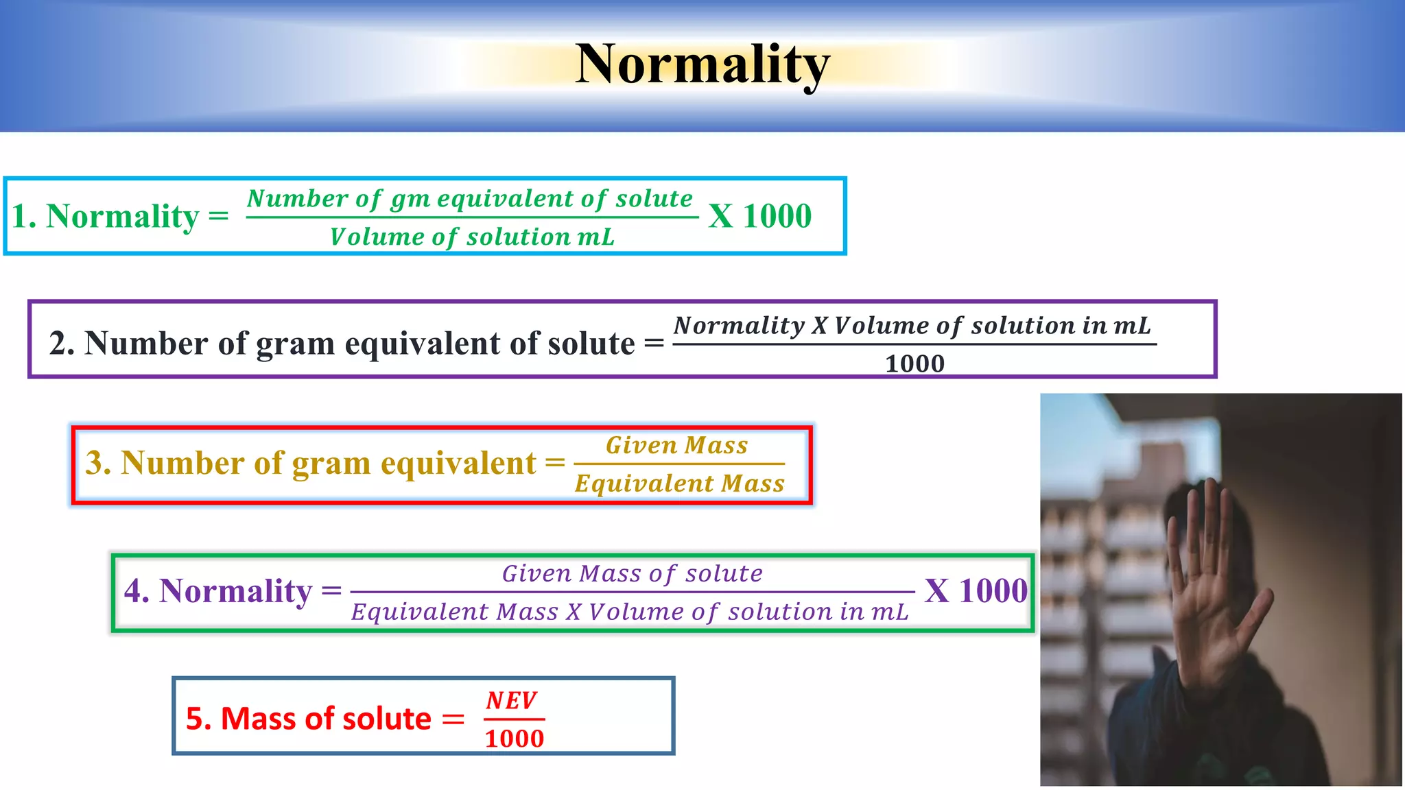 Concentration terms chemistry class 12 note | PDF