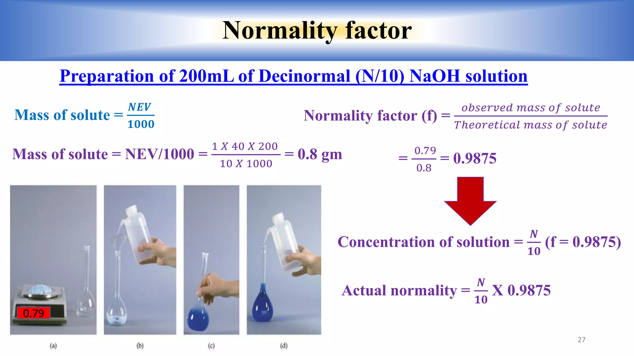 Concentration terms chemistry class 12 note | PDF