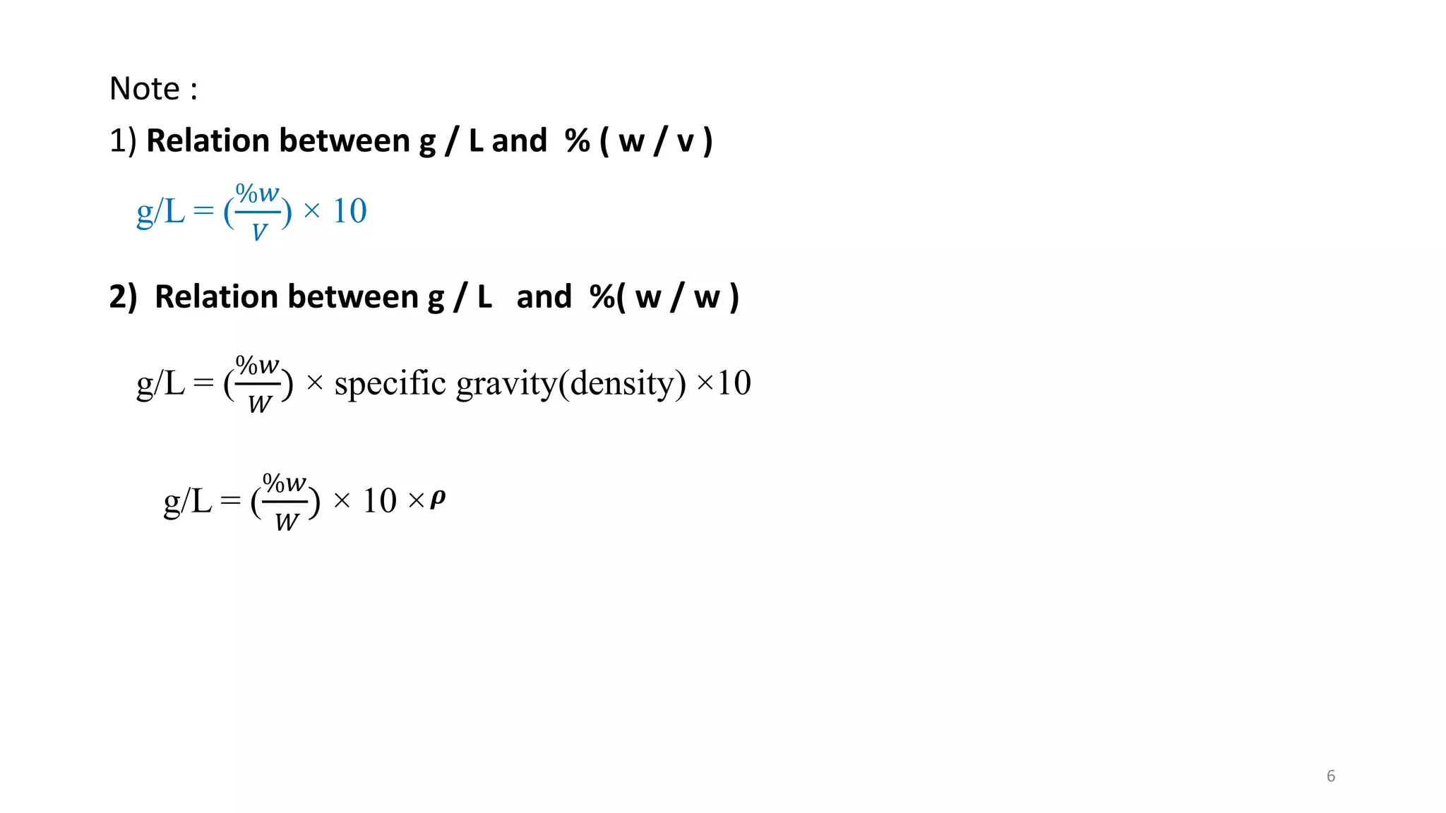 Concentration terms chemistry class 12 note | PDF