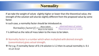 Concentration terms chemistry class 12 note | PDF