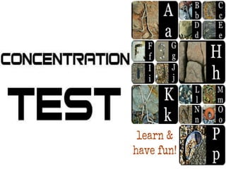 Concentration test | PPTX