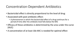 Concentration vs Time Dependent Antibiotics.pptx